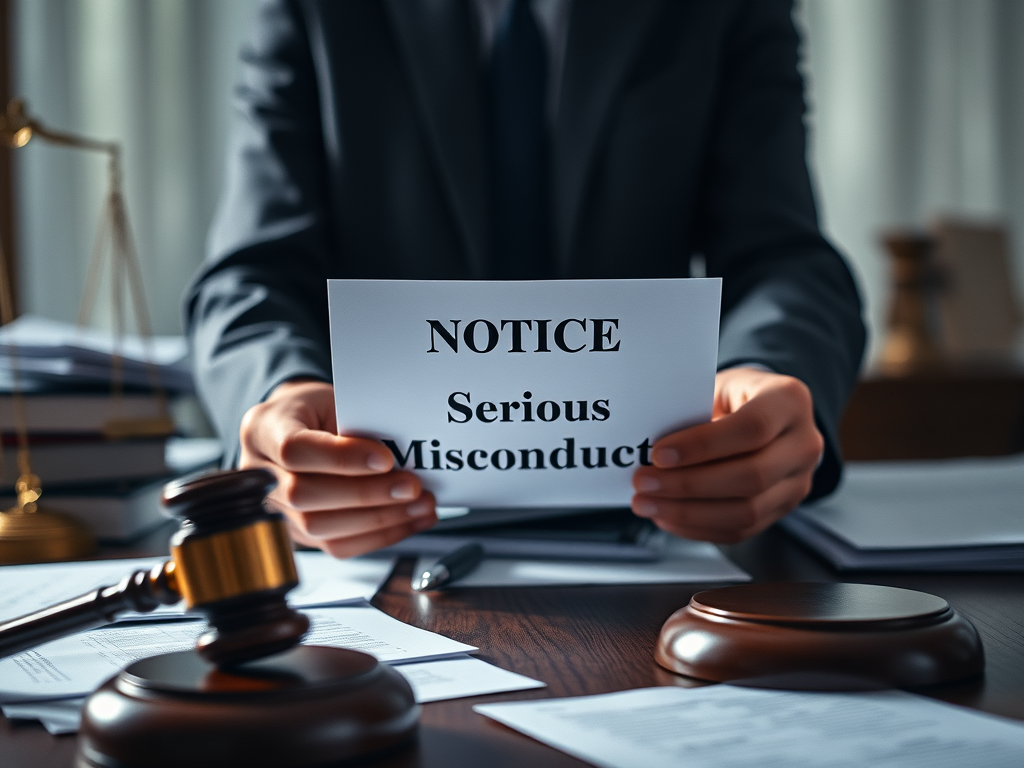 Default Notice and Notice of Serious Misconduct – thestealingofemily.co.uk