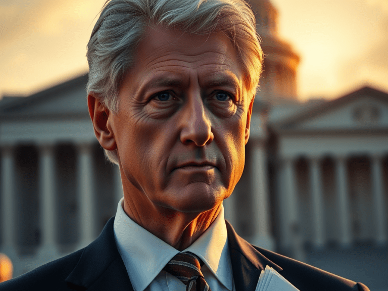 President Bill Clinton as a “prime suspect” in relation to the Epstein ...