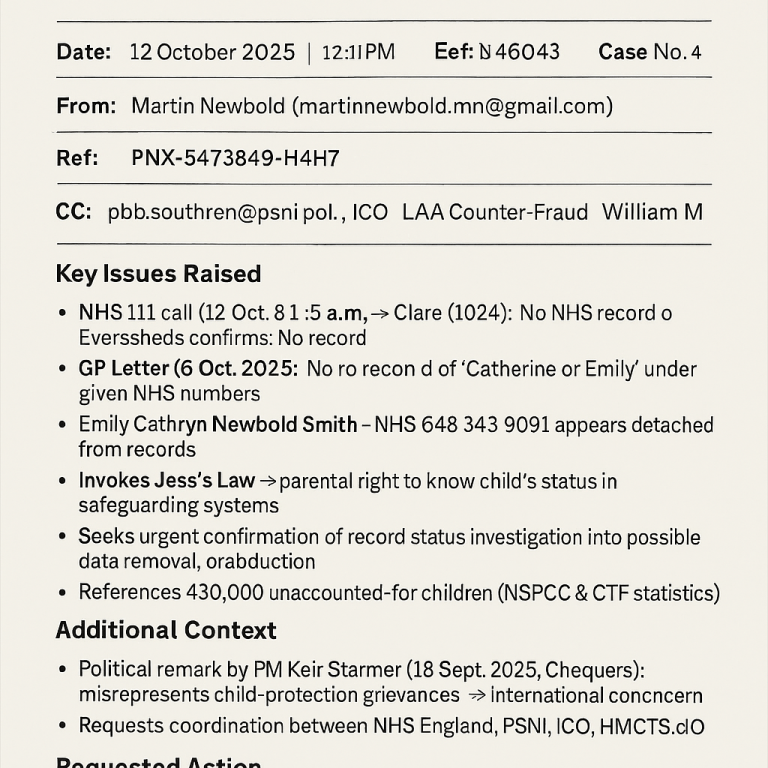 Re: DS1500 Report and discharge form request. – thestealingofemily.co.uk